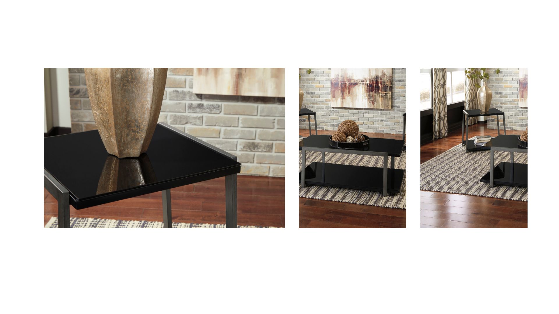 T326-13 OCCASIONAL TABLE SET 3PC ROLLYNX (ASH) • Fairdeal Furniture